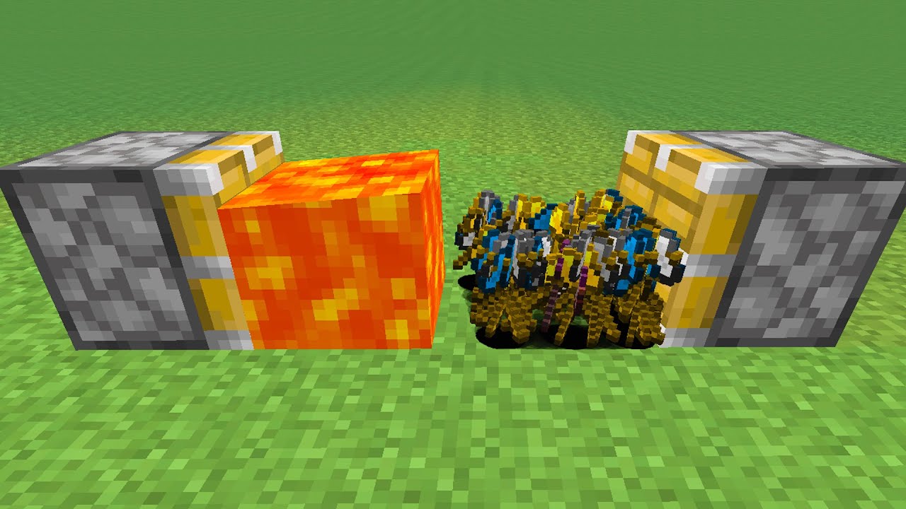 1000 all axe + lava = ??? - YouTube
