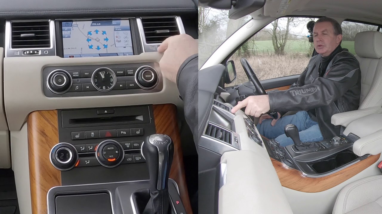 How to Set The Sat Nav In A 2010 Range Rover Sport 3 0 TD V6 HSE - YouTube