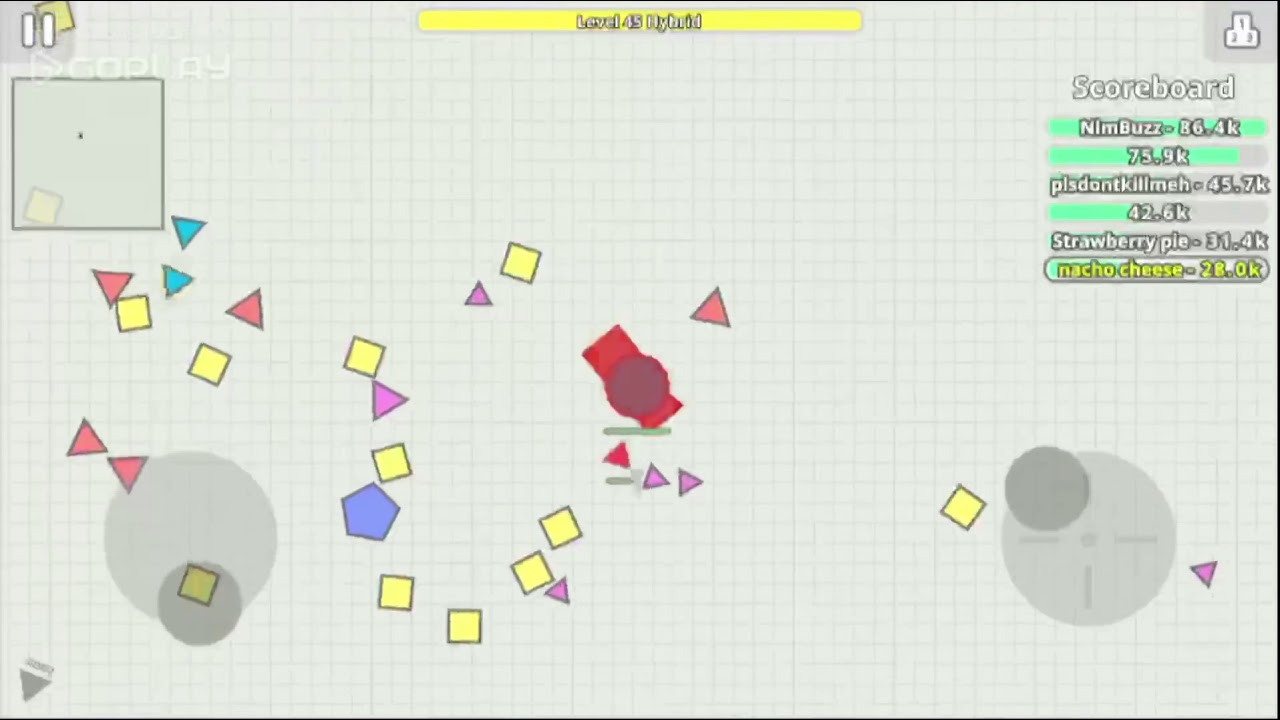 Diep.io hybrid funny names - YouTube