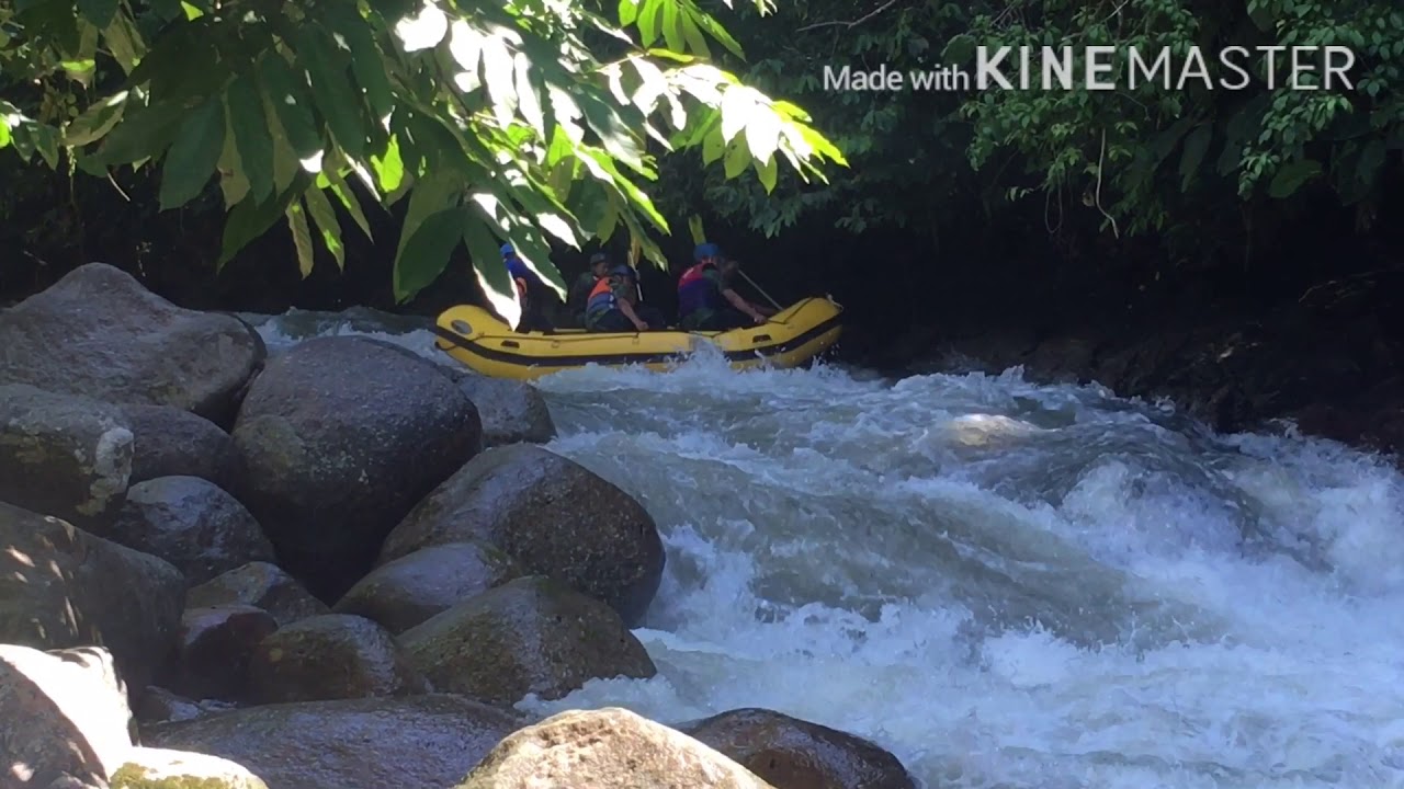 White water rafting at Ulu Slim with goodwidow - YouTube
