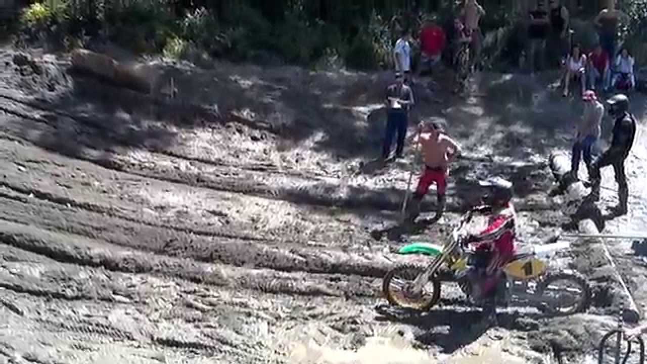 Kawasaki KX with 750 streetbike motor Hillclimber - YouTube