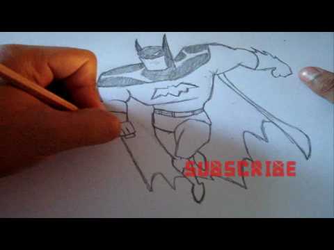 Let's Draw Batman! Happy 4th of July! - YouTube