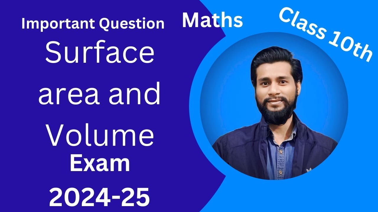 Class 10 complete Surface area and Volume | Important Questions best ...