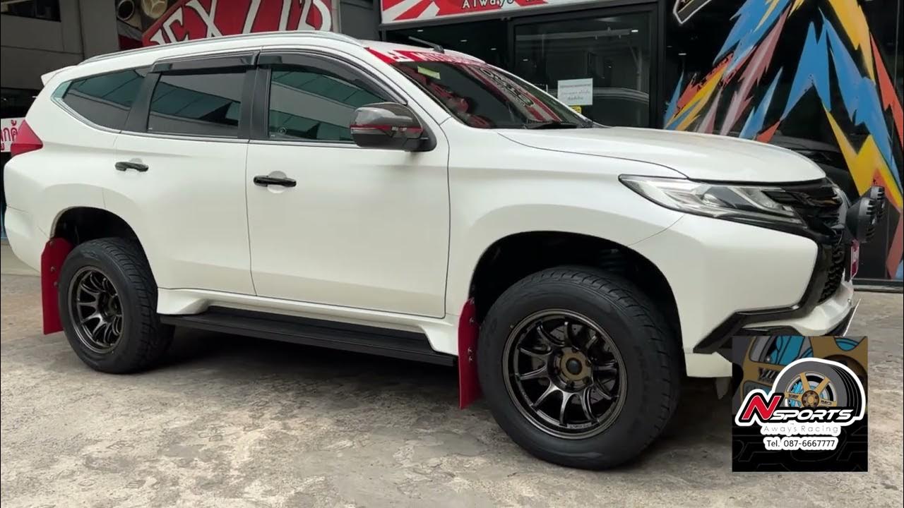 Mitsu Pajero จัดล้อ Wedssport Tc105X WRV 18*9+0 6-139.7 สี Ej Titan คู่ยาง Toyo ST3 265/60/18 ...