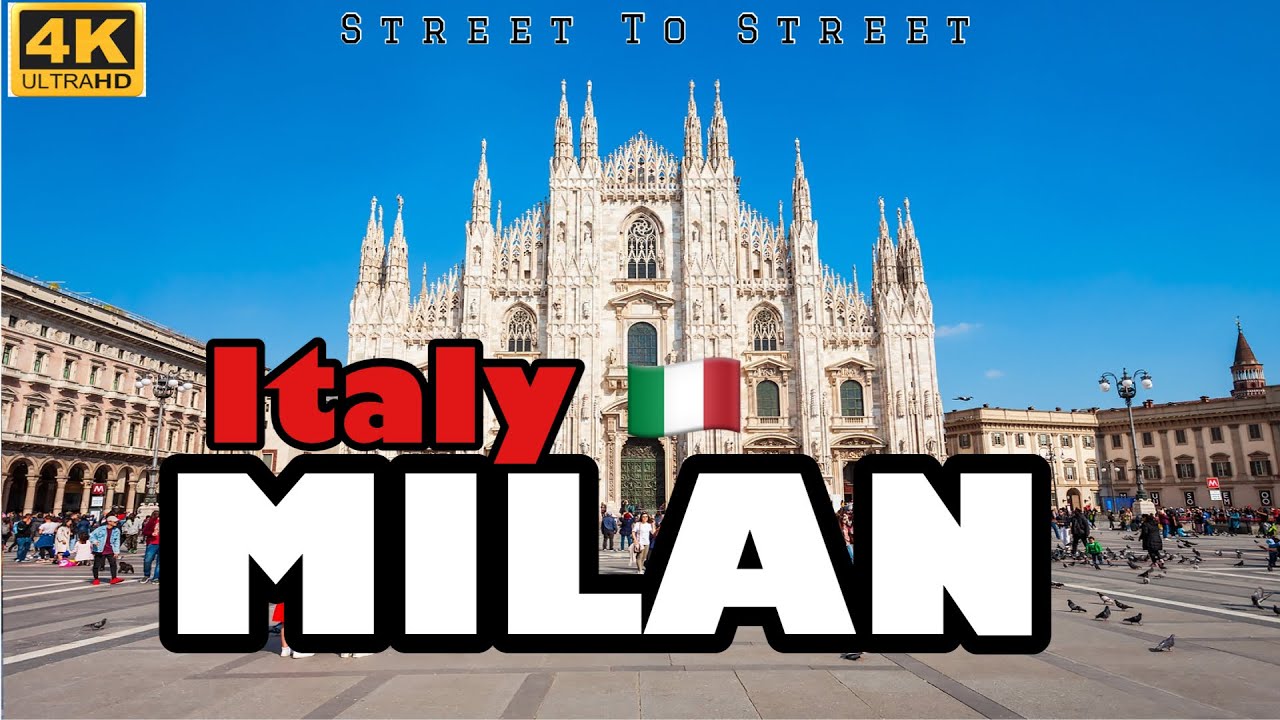Milan, Italy - 4K Virtual Walking Tour around the City - Travel Guide ...