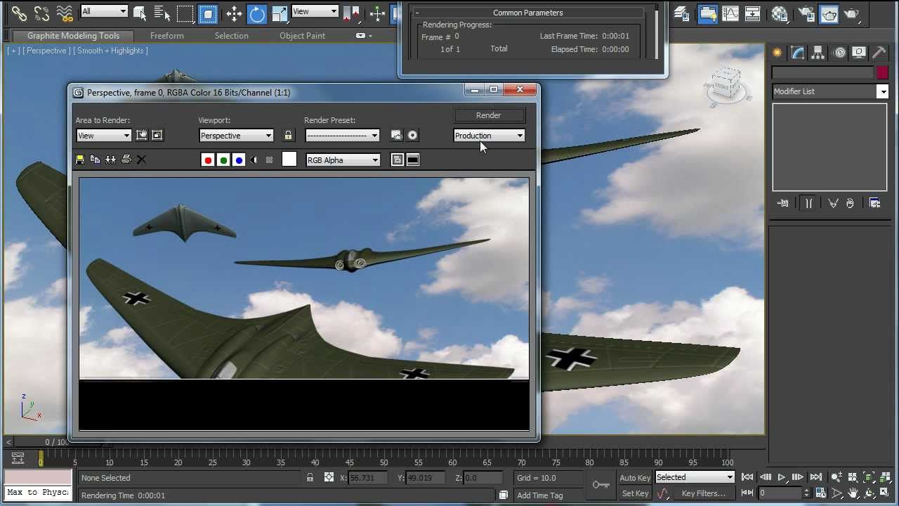 3ds Max tutorial Part 2: Texture Map the Flying Wing - YouTube