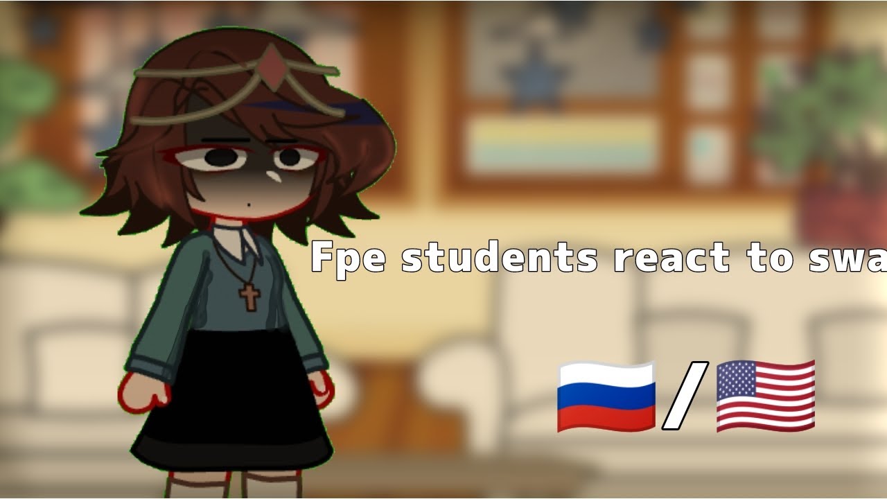 fpe students react to swap au|Русский/English|2/? - YouTube
