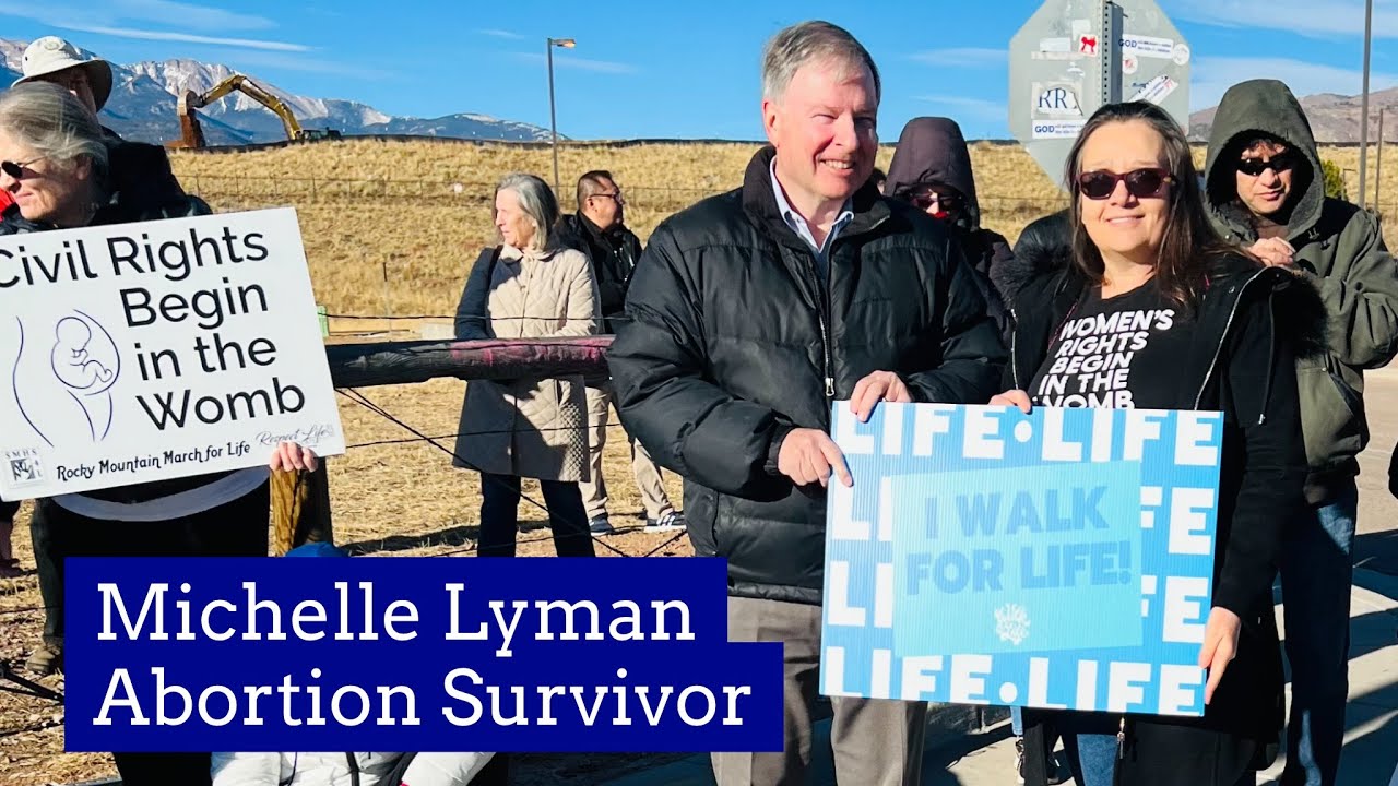Abortion Survivor, Michelle Lyman, at Rocky Mountain March for Life ...