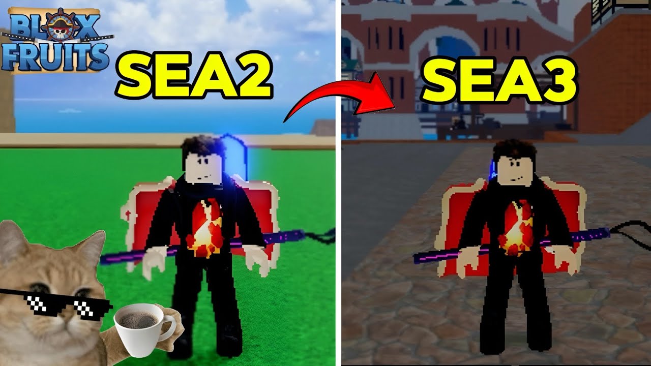 I REACHED THE THIRD SEA IN BLOX FRUITS ROBLOX - YouTube