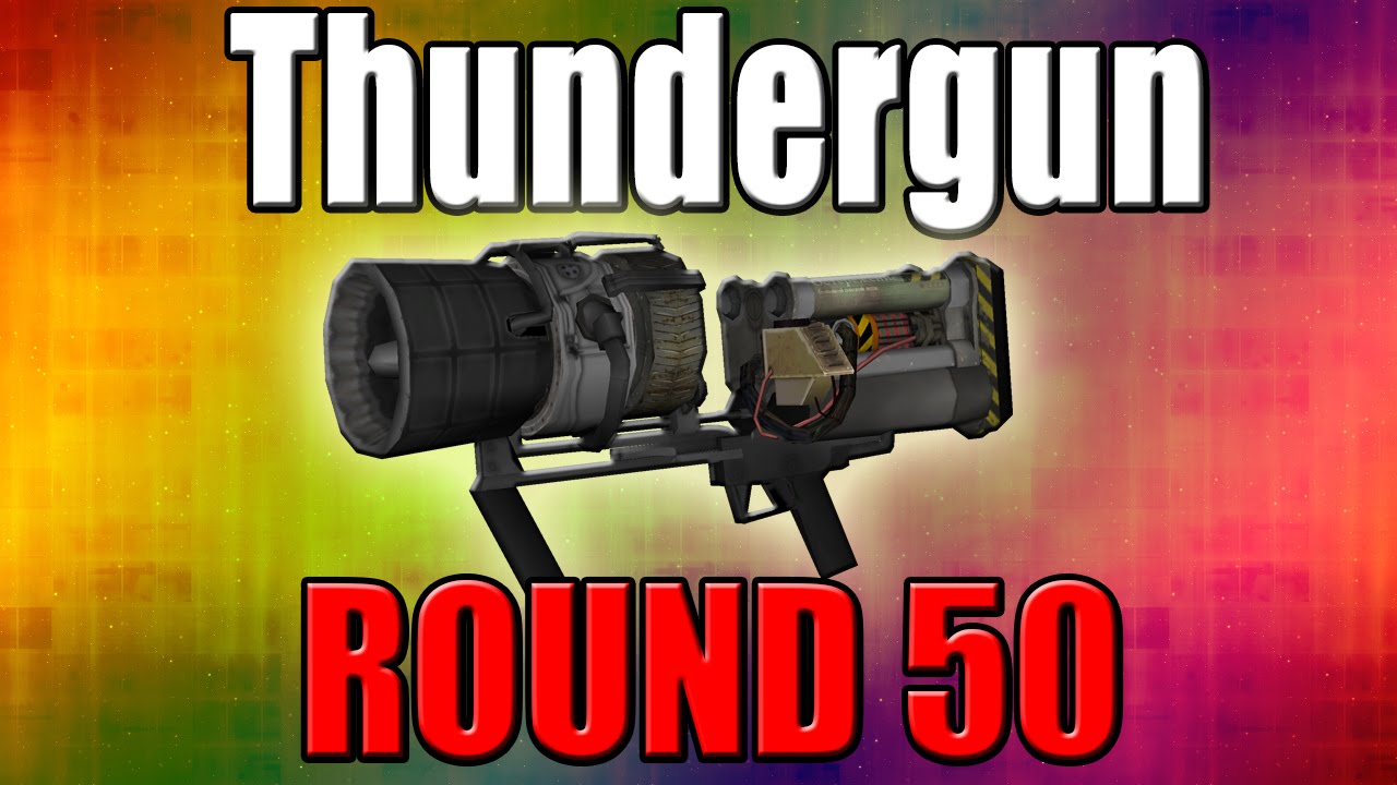 Thundergun on Round 50 - Call of Duty Zombies - YouTube