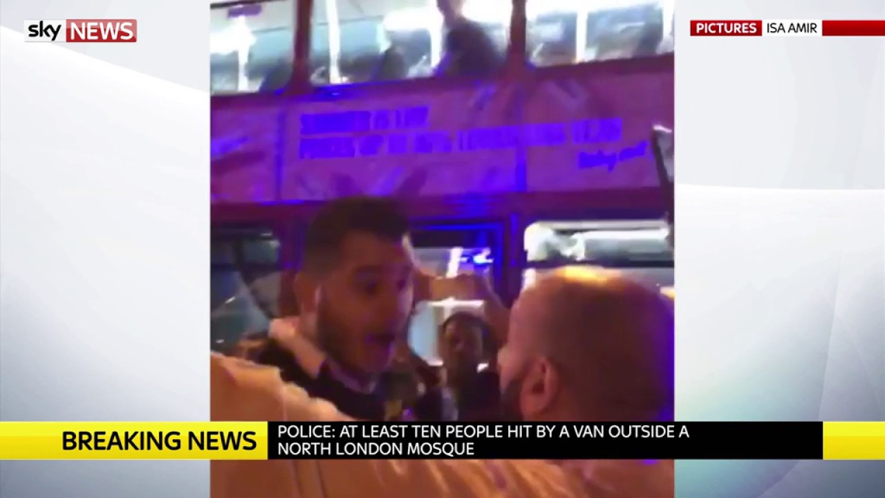 Police arrest man amid angry crowd - YouTube