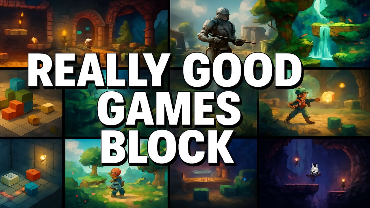 [M&S] Really Good Games Block! - YouTube