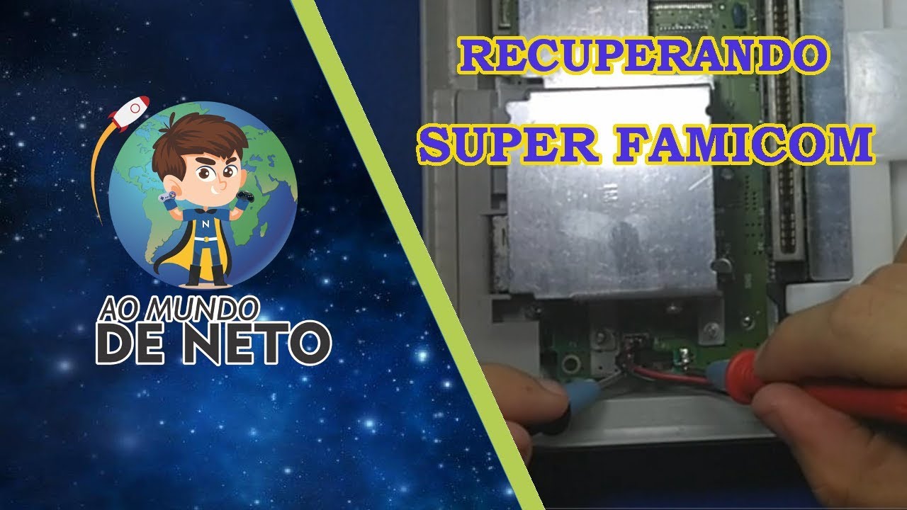 RECUPERANDO O SUPER FAMICOM!!! SNS-CPU-APU1 1995 - YouTube