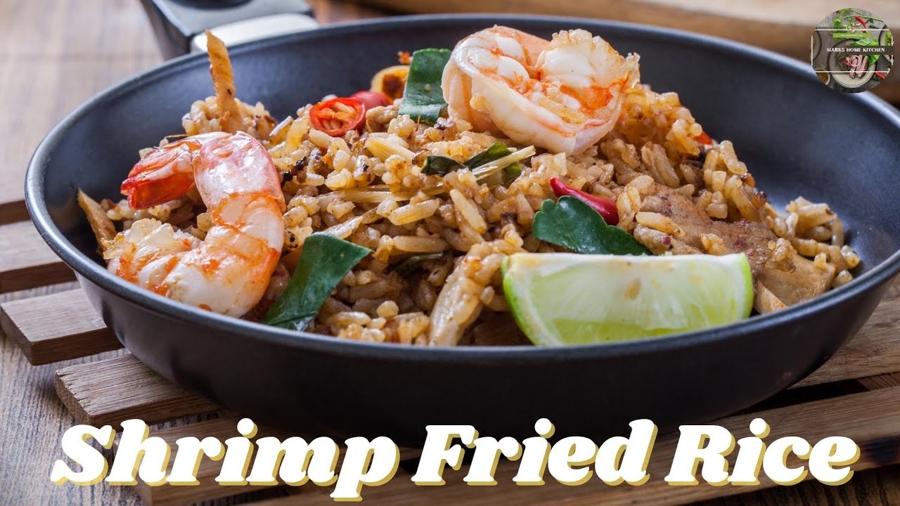 Chinese Style Shrimp Fried Rice/ Easy King Prawn Fried Rice - YouTube