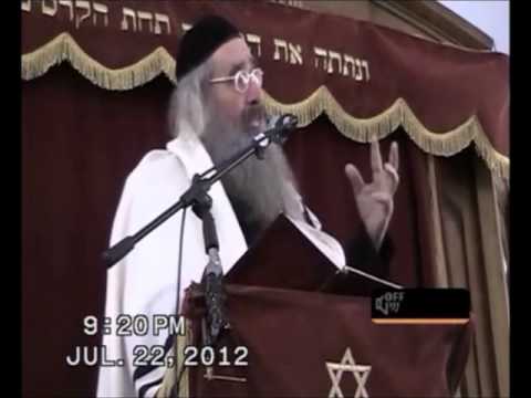 Rabbi Dunner הספד הרב אלישיב 2/2 - YouTube