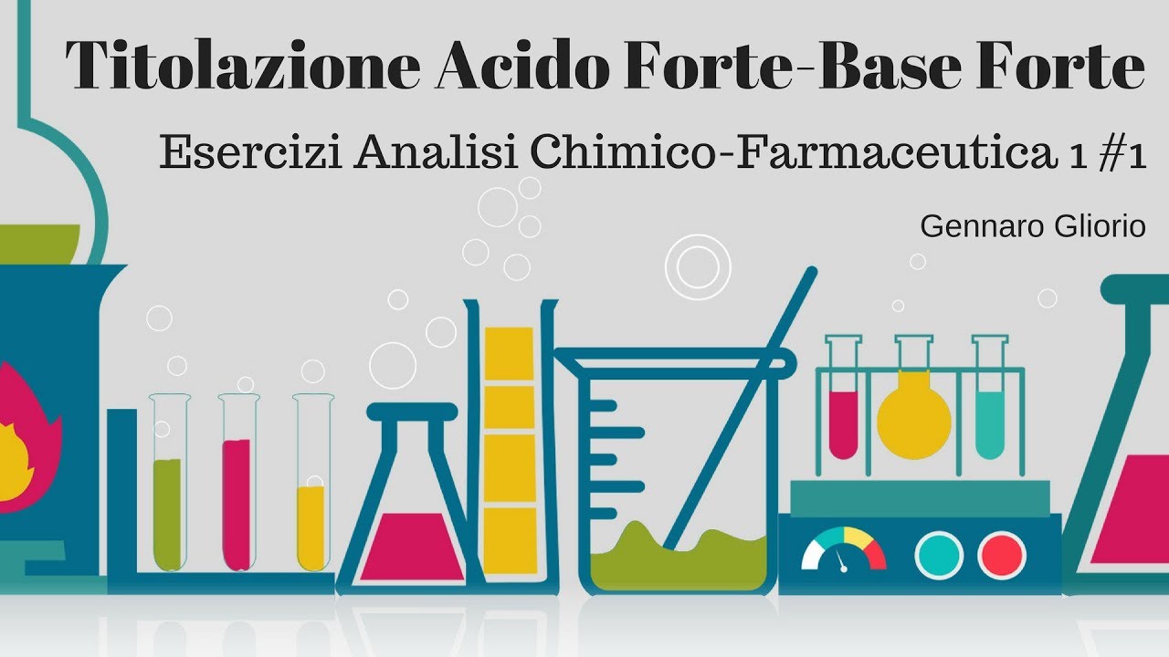 Titolazione Acido Forte - Base Forte | "Esercizi Svolti ACF1, #1" - YouTube