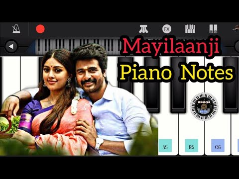 Mailanji | Easy Piano Notes | Namma Veettu Pillai | Sivakarthikeyan | D ...