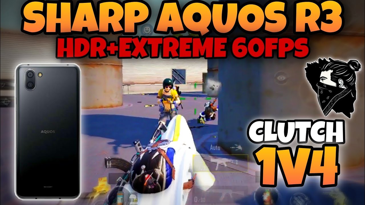 SHARP AQUOS R3 Test Game PUBG 4 Finger Gyro Always 2023/helio G70 - YouTube