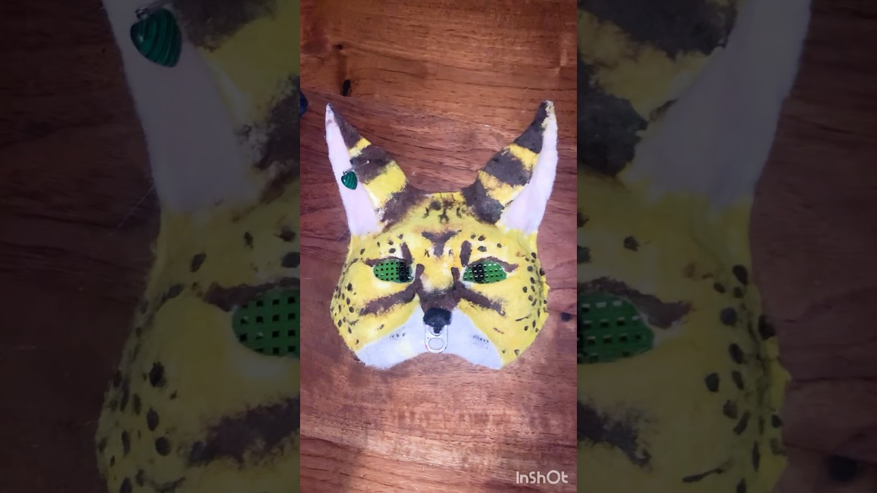 SERVAL CAT MASK 👹 #therian #theriantropy #newmask #servalcats #gear # ...