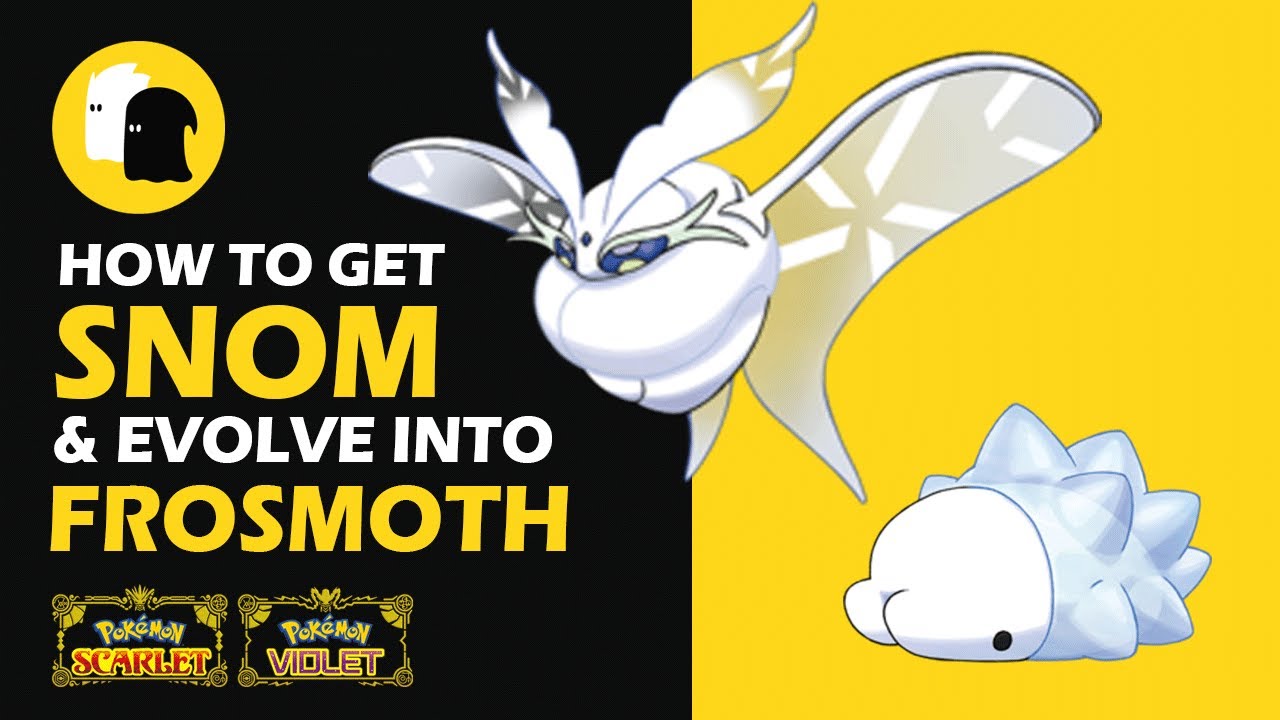 How to Get SNOM & Evolve into FROSMOTH Pokemon Scarlet and Violet - YouTube