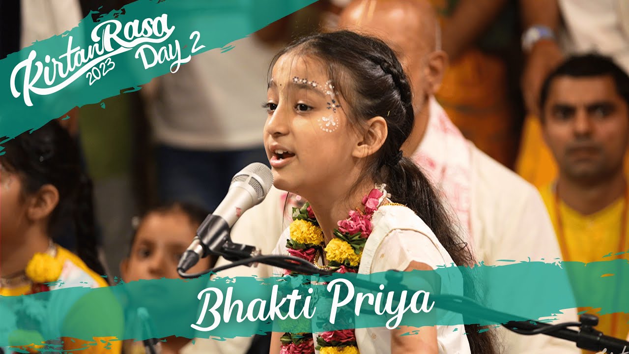 Bhakti Priya's Kirtan | Day 2 | Kirtan Rasa 2023 | 4K | Dubai Kirtan ...