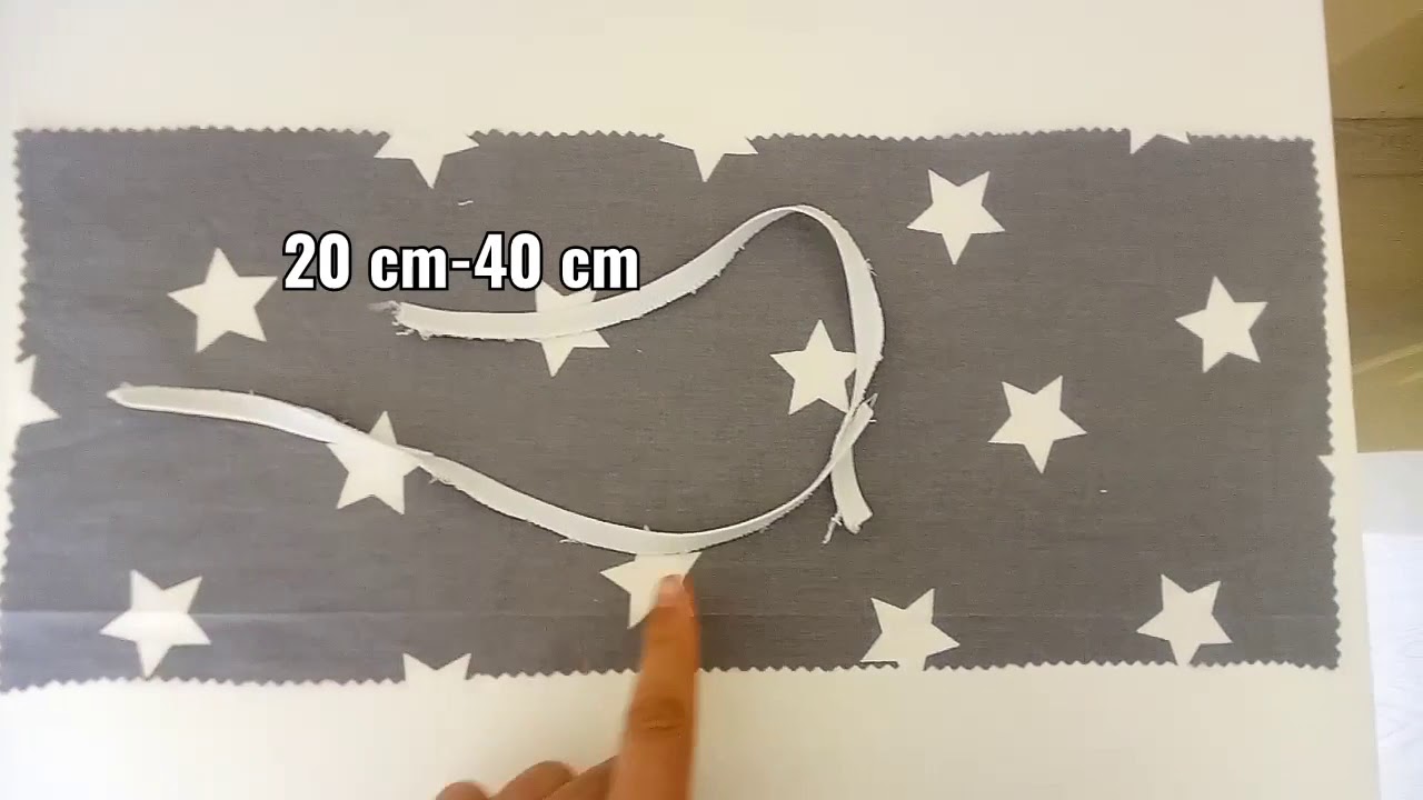 Maske dikimi /Evde maske yapımı /Basit maske dikimi - YouTube