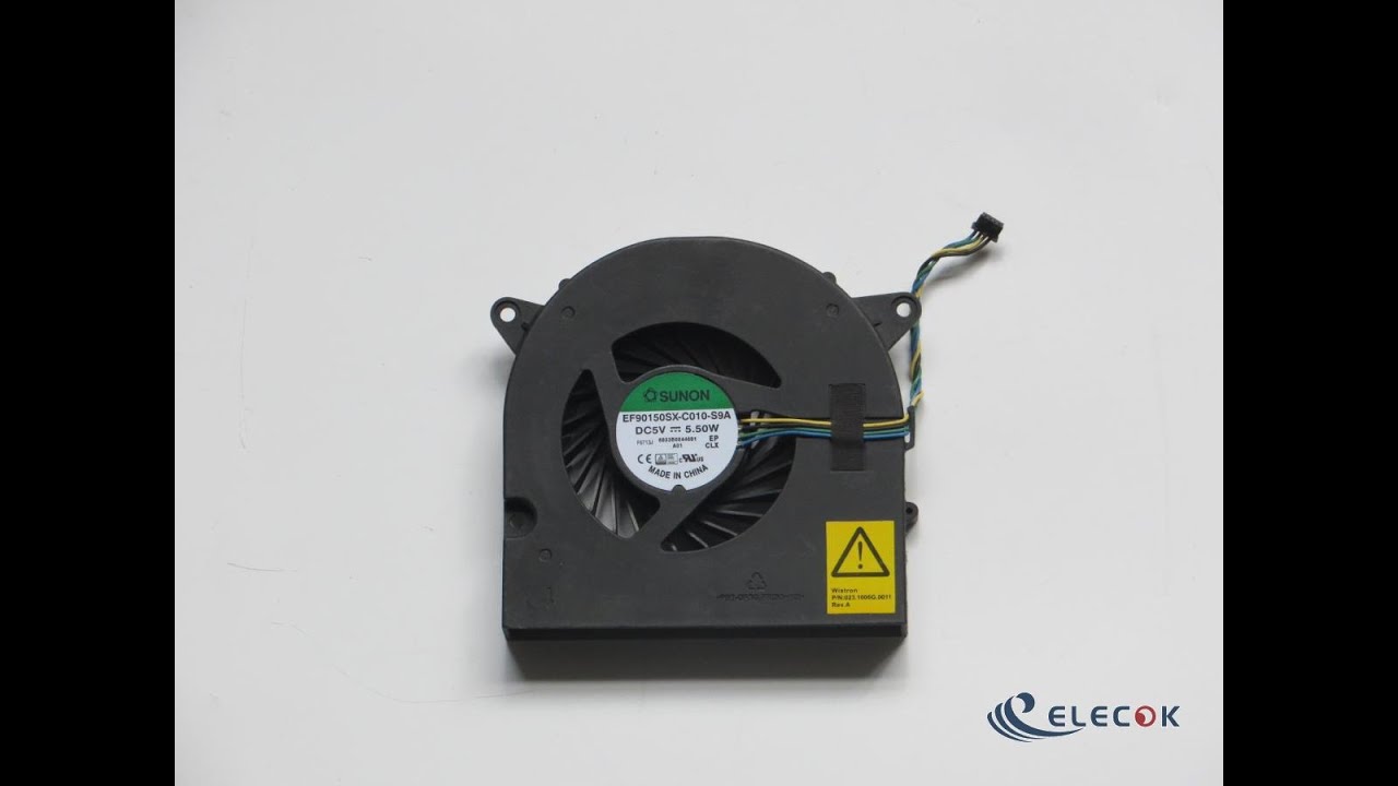 EF90150SX-C010-S9A 5V 5.50W 4wires Cooling Fan - YouTube