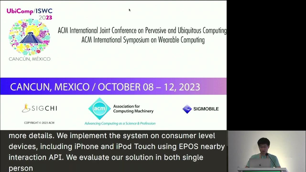UbiComp/ISWC 2023 Midas: Generating mmWave Radar Data from Videos for Training Pervasive - YouTube
