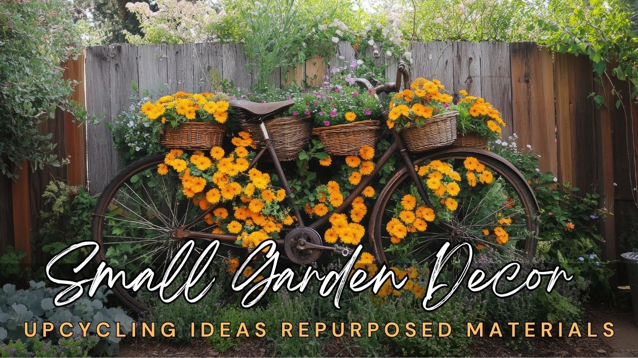 🌱💚 Creative Upcycling Ideas for Your Small Garden Decor with Repurposed ...