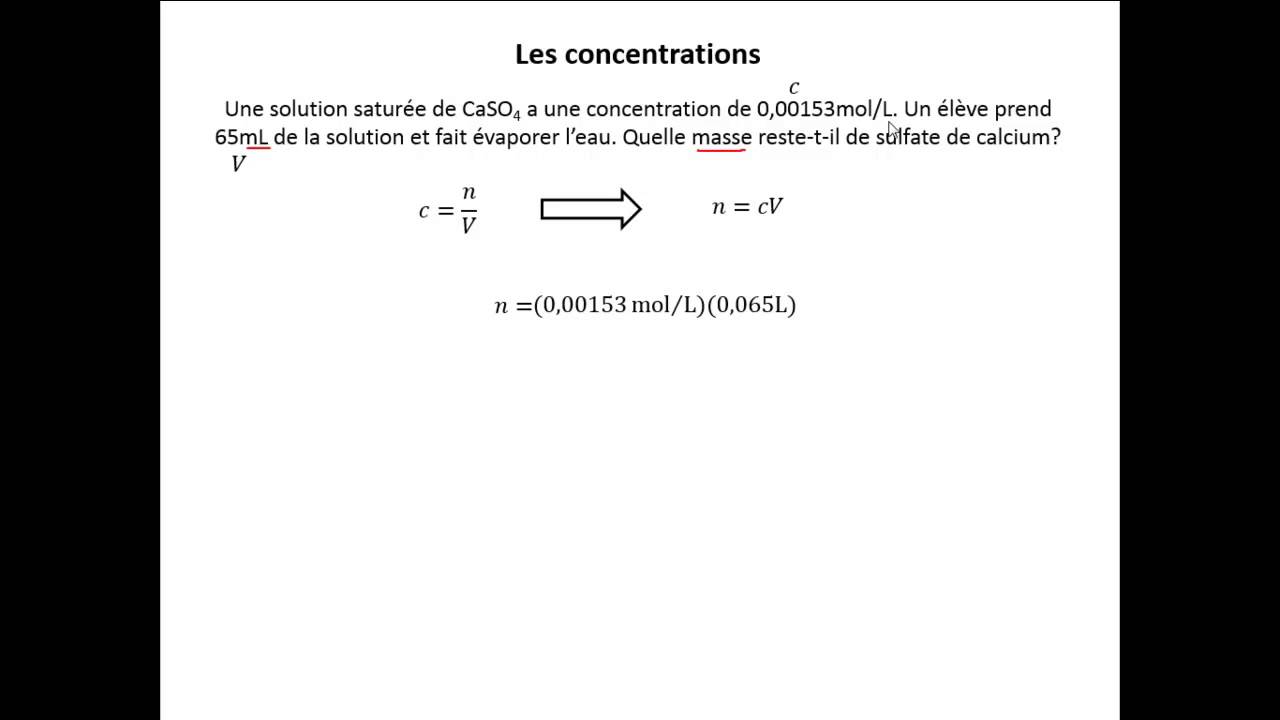 Concentrations 6 - YouTube