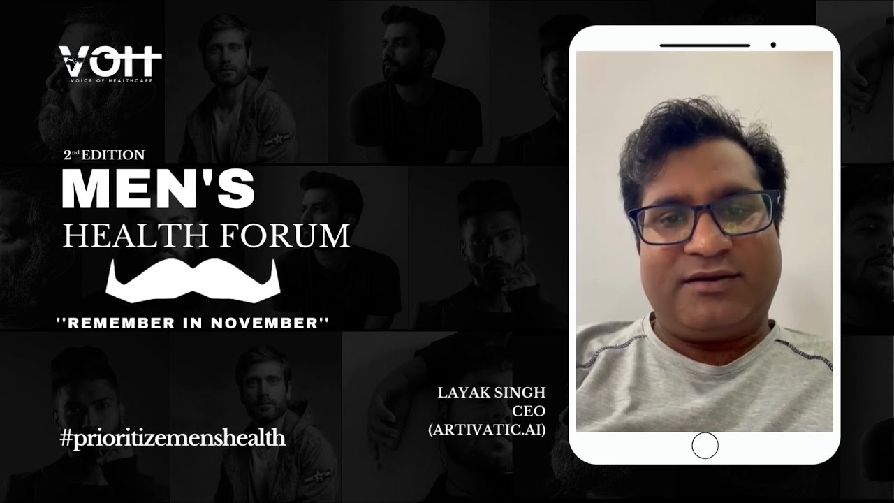 Layak Singh, CEO, Artivatic.ai talks about Men's Health - YouTube