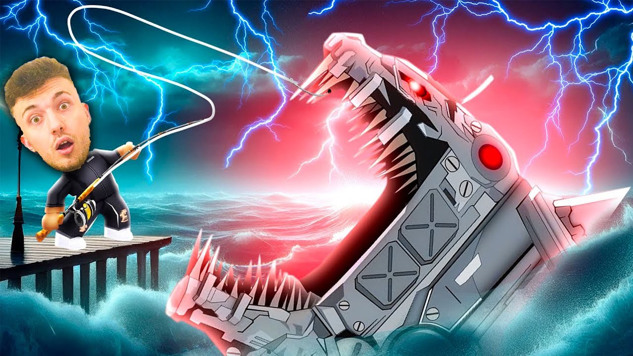 DRACULASS SI ABONATII PESCUIESC MECH BLOOP ROBOT PE INSULA ROBOTILOR ...