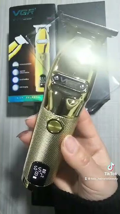 VGR V-275 Professional Barber Trimmer For a Close Cut LCD Display. - YouTube
