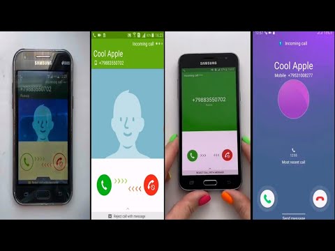Samsung Galaxy J1 & J2 & J3 & J4 / Incoming calls & screen calls - YouTube