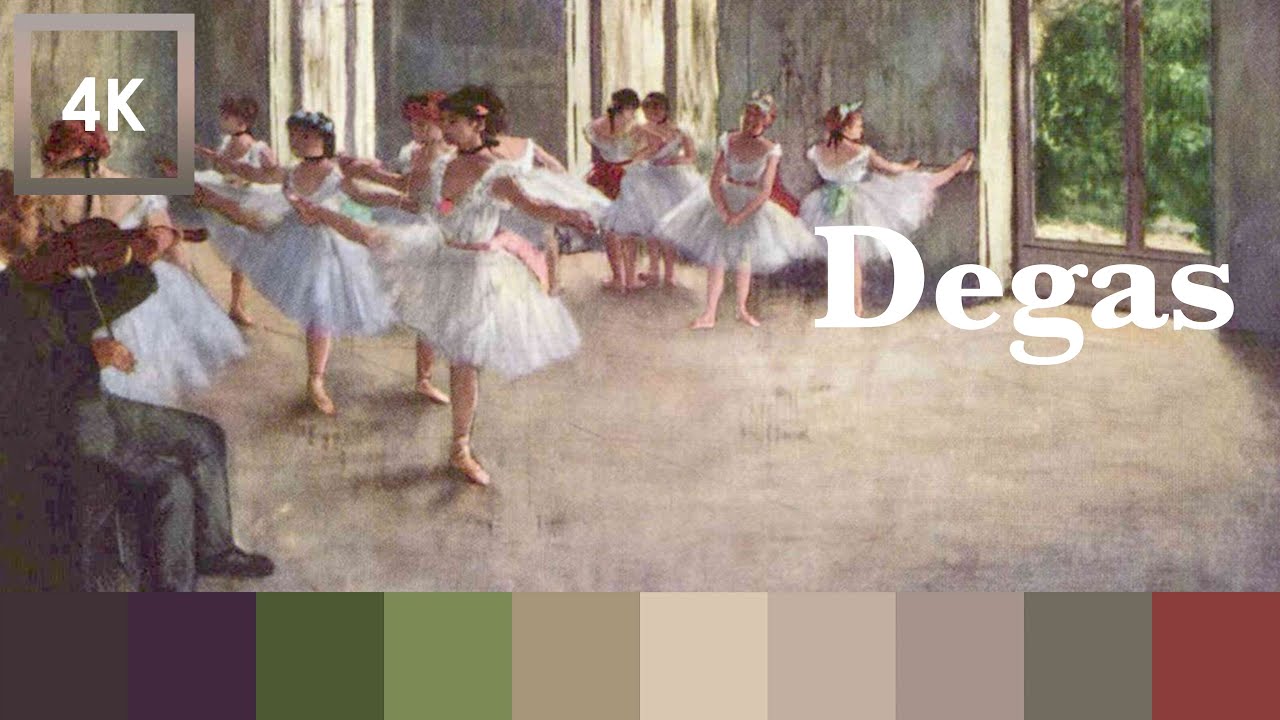 Color Palette - Edgar Degas - YouTube