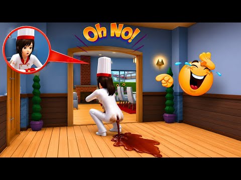 A Girl Pooping In This House OH NOO 😱 ‼️ Sakura School Simulator drama✅