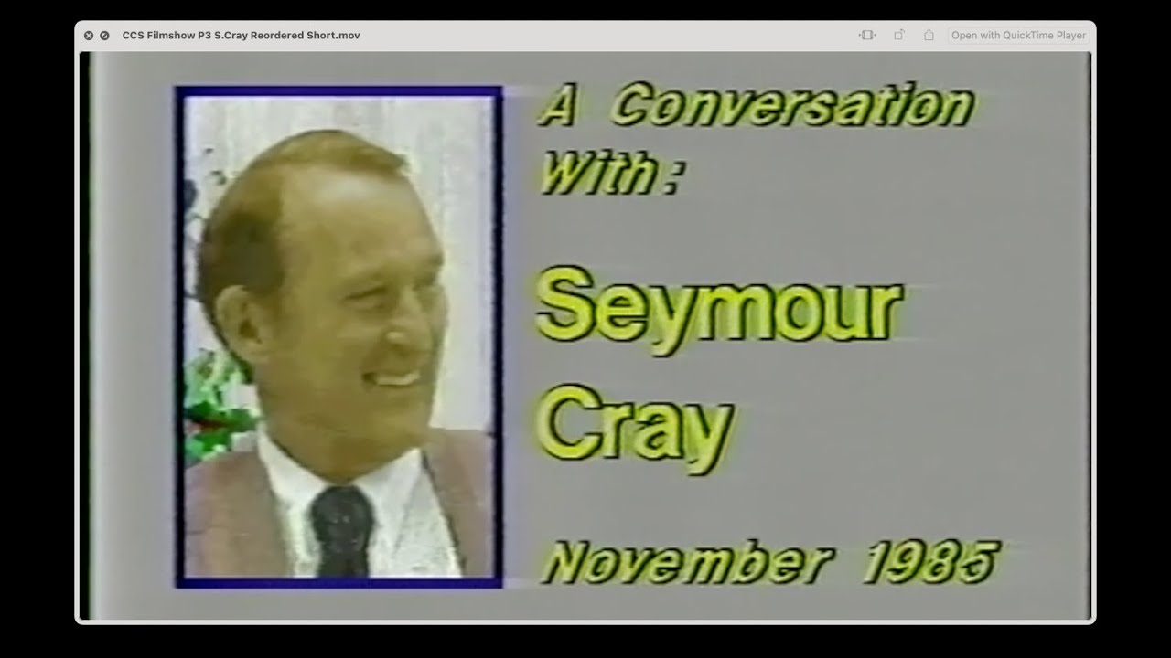 CCS Filmshow P3 Seymour Cray Interview (Reordered Short) - YouTube