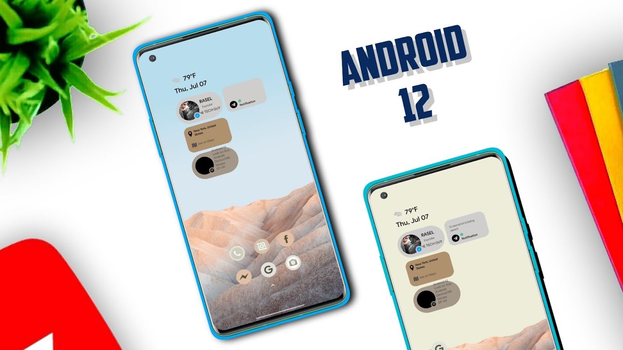 Android 12 Theme Setup Any Android device - YouTube