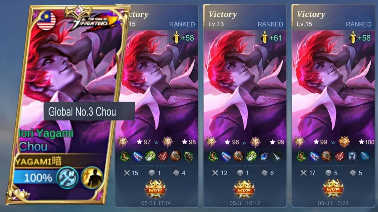 USE THIS BUILD TO WIN EVERY RANK USING CHOU 😱 SECRET EARLY GAME BUILD ...