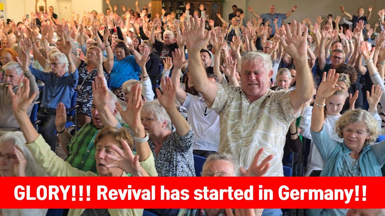 독일집회GLORY!!! Revival has started in Germany!! 독일에 부흥이 시작되었습니다 - YouTube