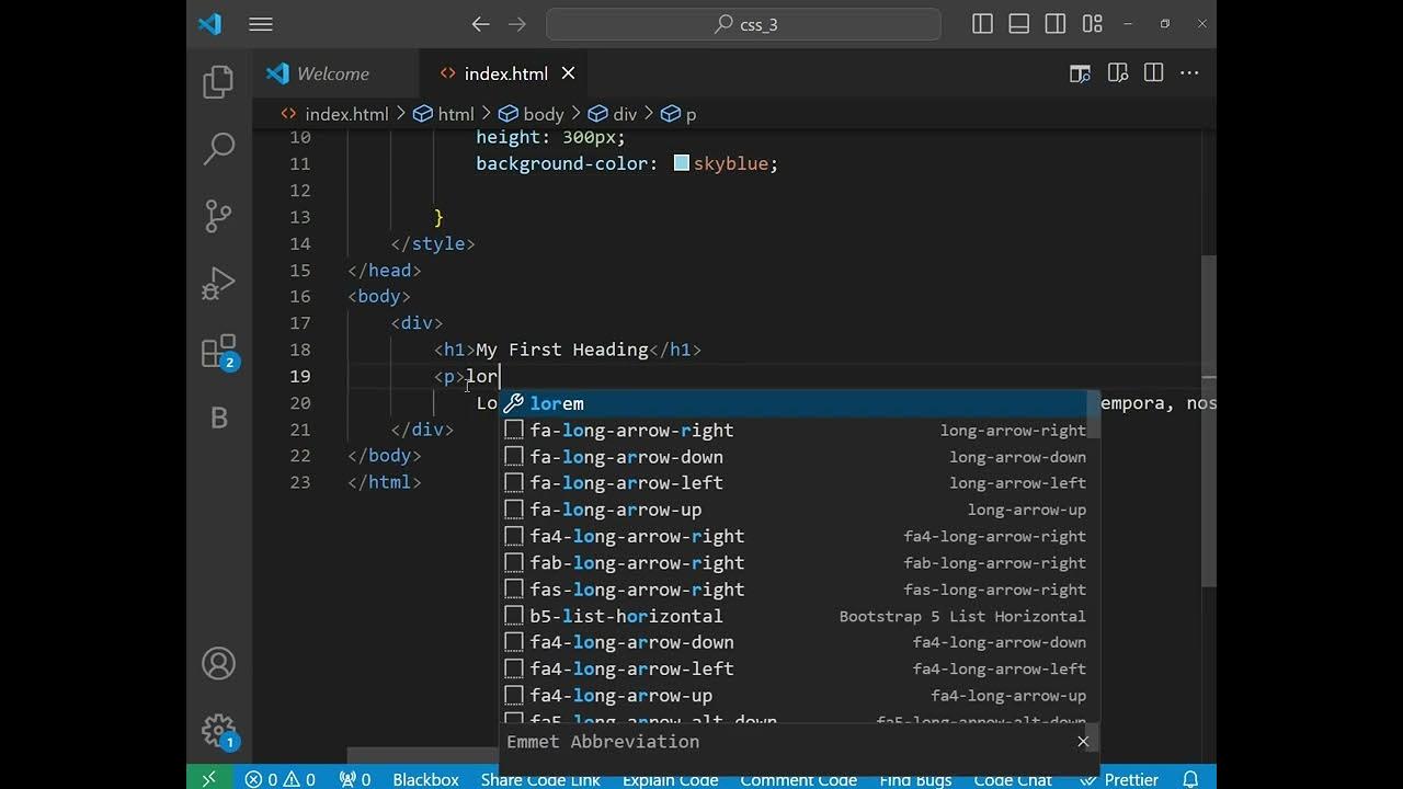 CSS ON BOX | HTML CSS - YouTube