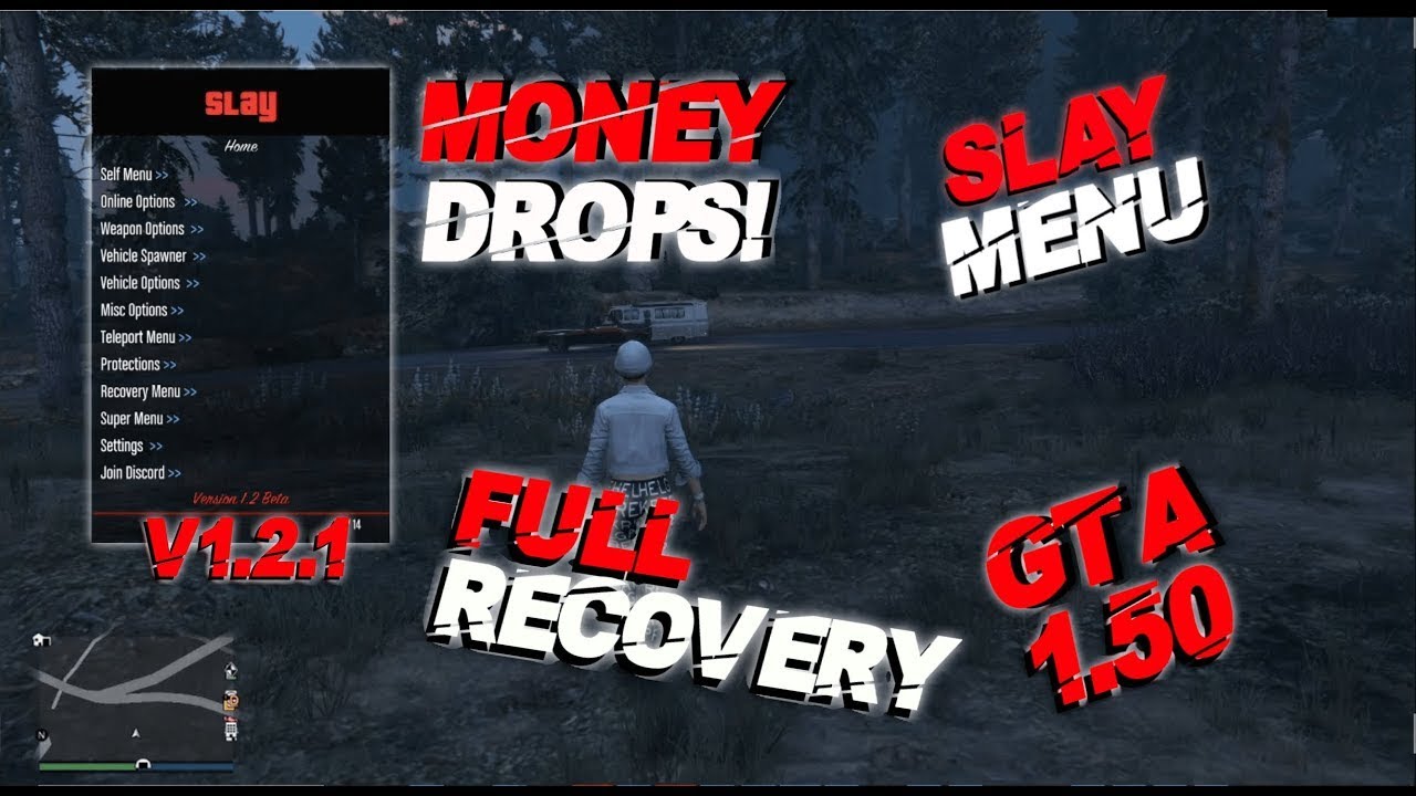 Slay ModMenu 1.3 | FREE GTA V CASH | FREE GTA V MOD MENÜ - YouTube
