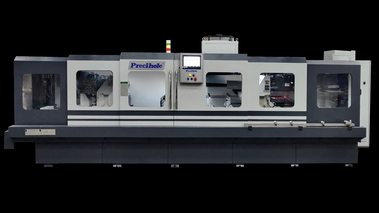 Precihole Auto Four Spindle Gun Drilling Machine - YouTube