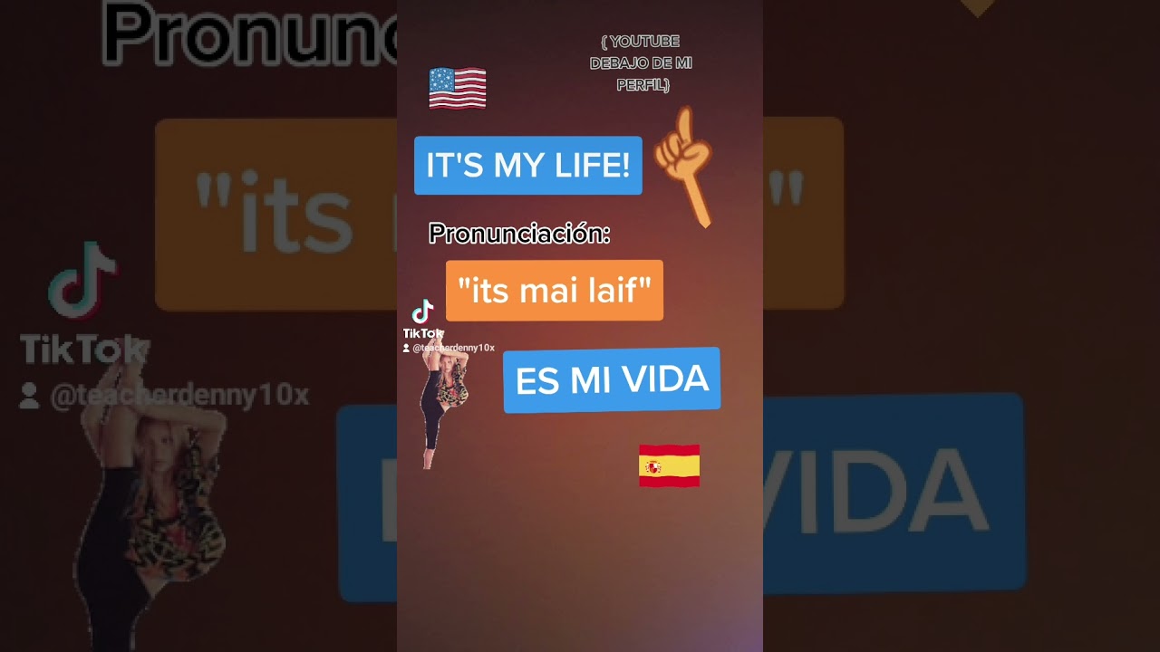 Es mi vida en inglés - YouTube