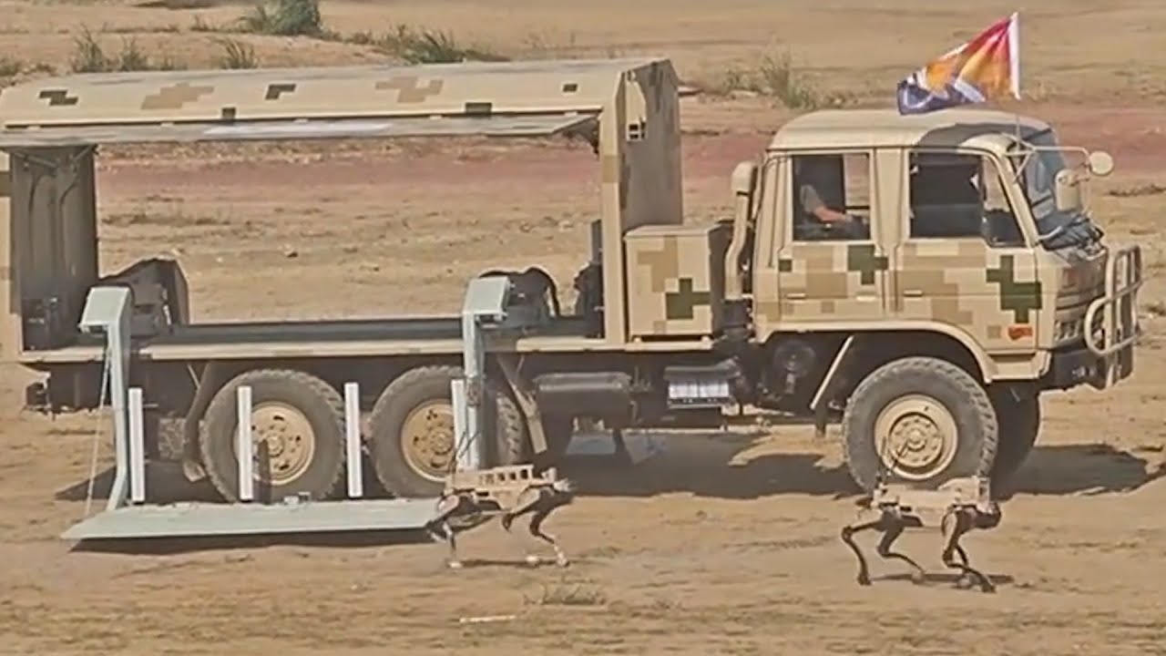 The robotic wolf pack unmanned combat unit debuts at the China Airshow ...