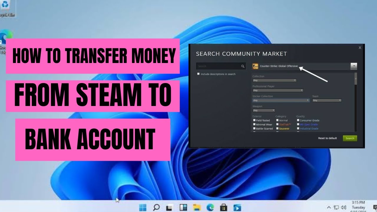 How to Transfer MONEY From Steam To Bank Account | Quick & Easy ...