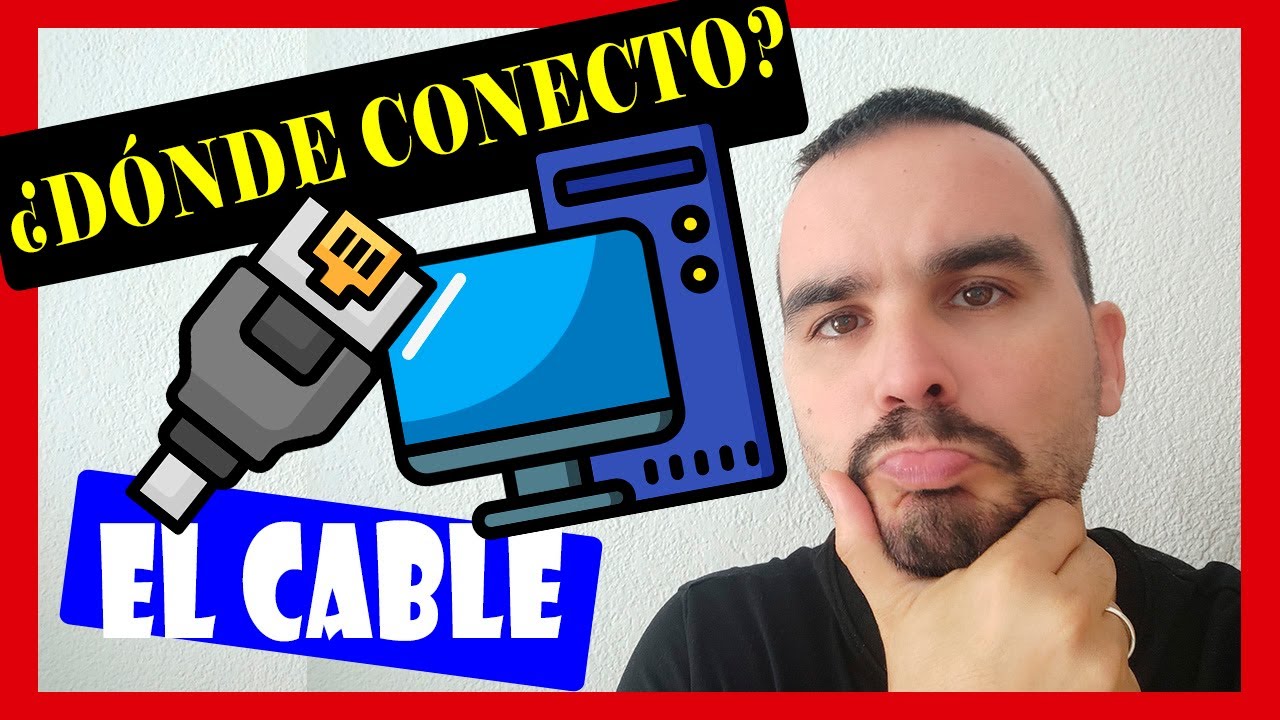 🚧 TE ENSEÑO donde se conecta el cable de INTERNET en el computador ☀️ Red para TODOS en casa 🎱 ...