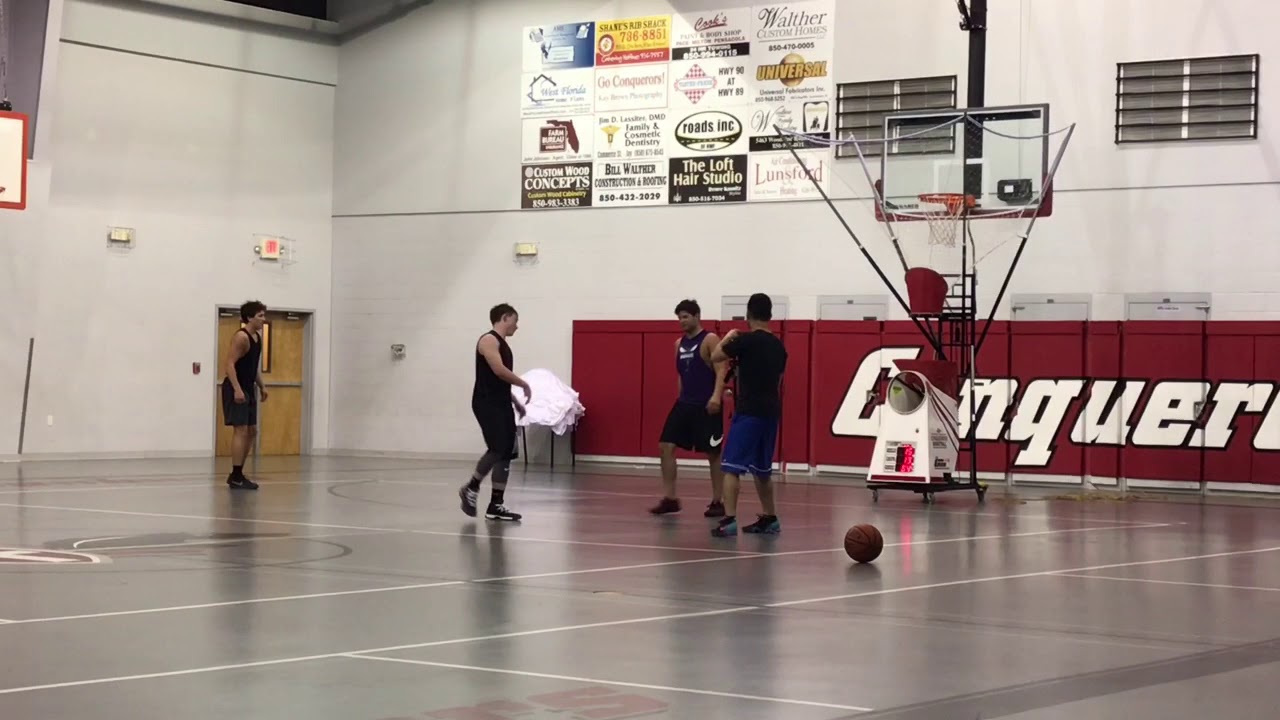 Brayden Lambert workout with Matthew Harshany and Vision Hoops - YouTube