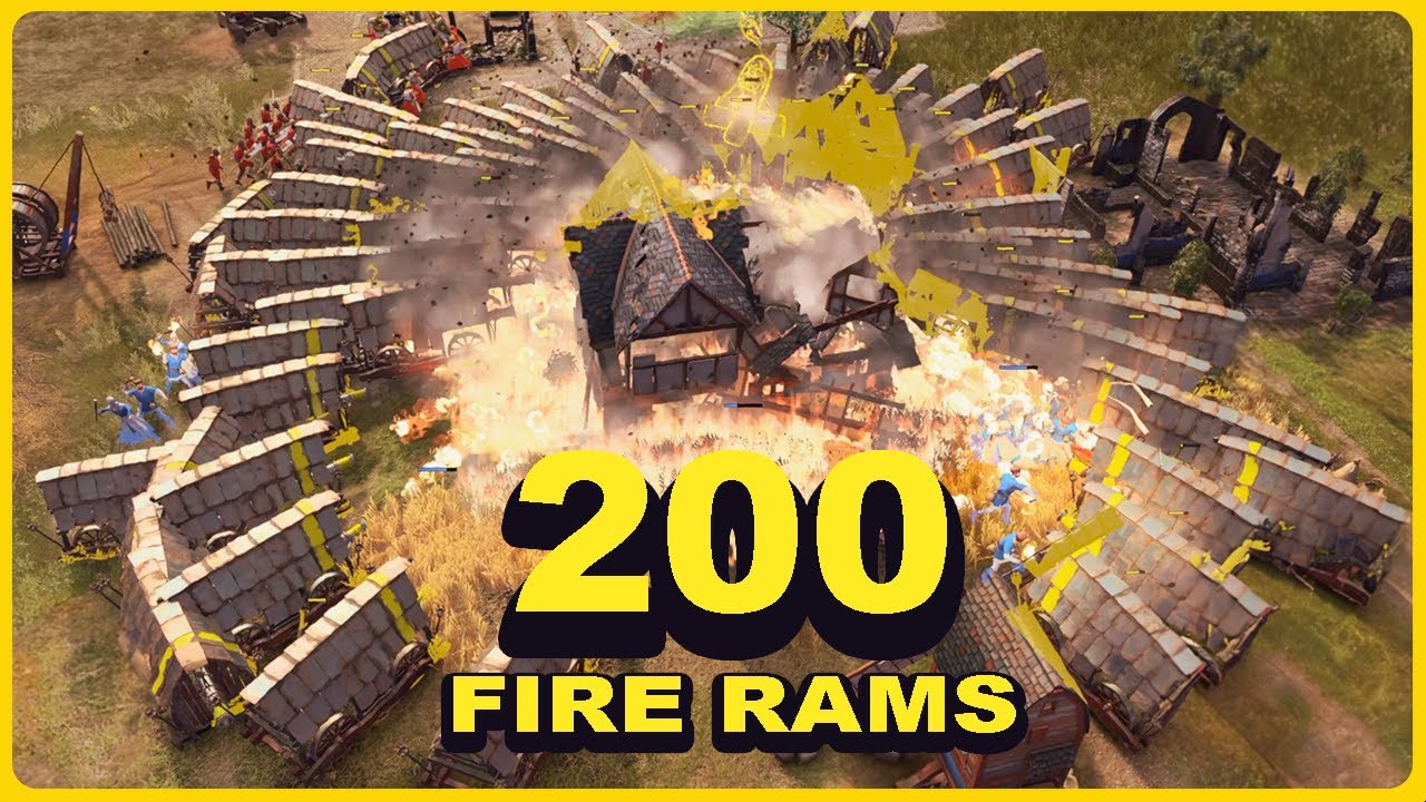 Opponent is CAMPING so I made 200 FIRE RAMS Cheirosiphon... - YouTube