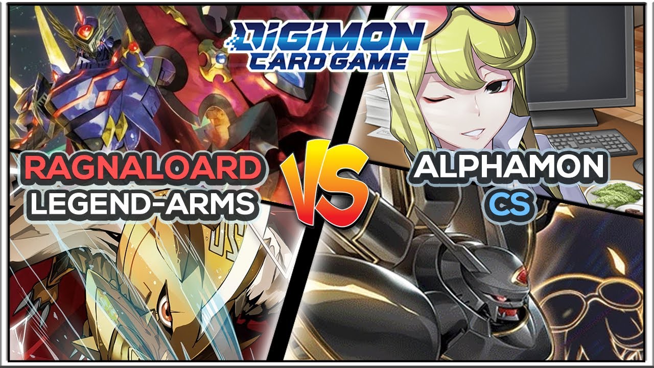 Ragnaloardmon vs Alphamon CS • BT22 (Post Ban) Gameplay | DCGO | Digimon TCG - YouTube